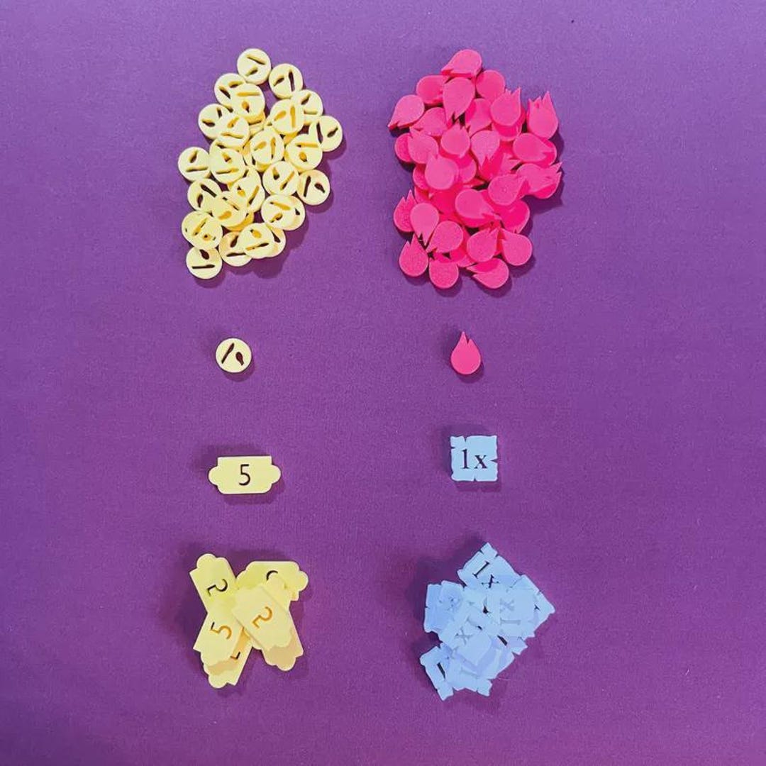 Agricola & Farmers of the Moor Token Upgrade - 3D Printed Food, Fire, and Usage Tokens! - Etsy