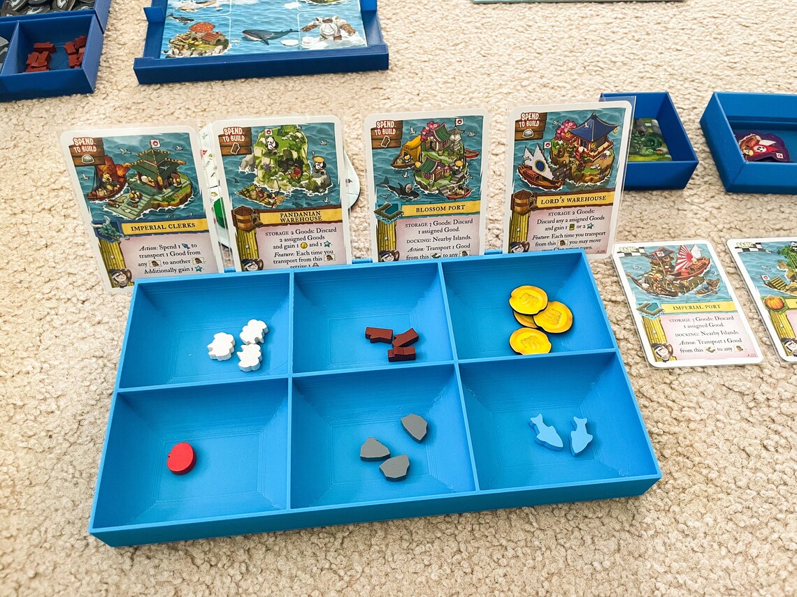 4-PACK Board Game Token Tray and Card Holder, Token Holder, Token ...
