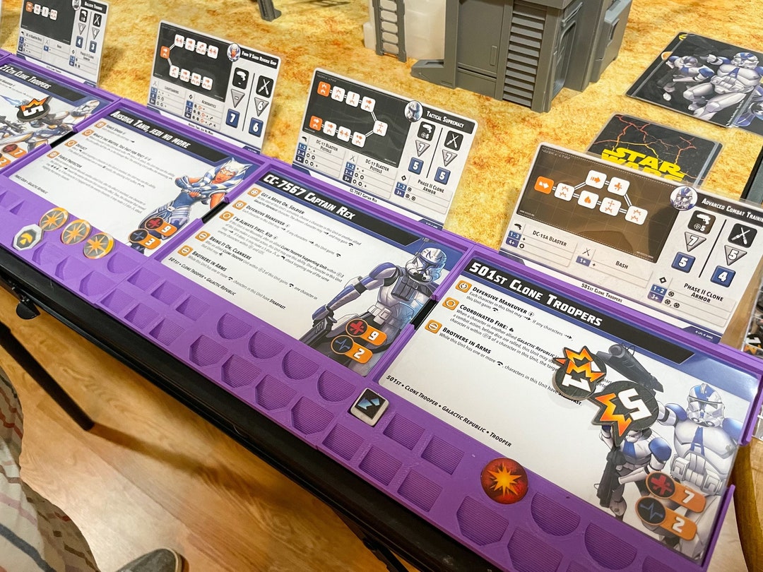 Star Wars Shatterpoint Card Tray, Unit Card Holder multiple Bundle ...