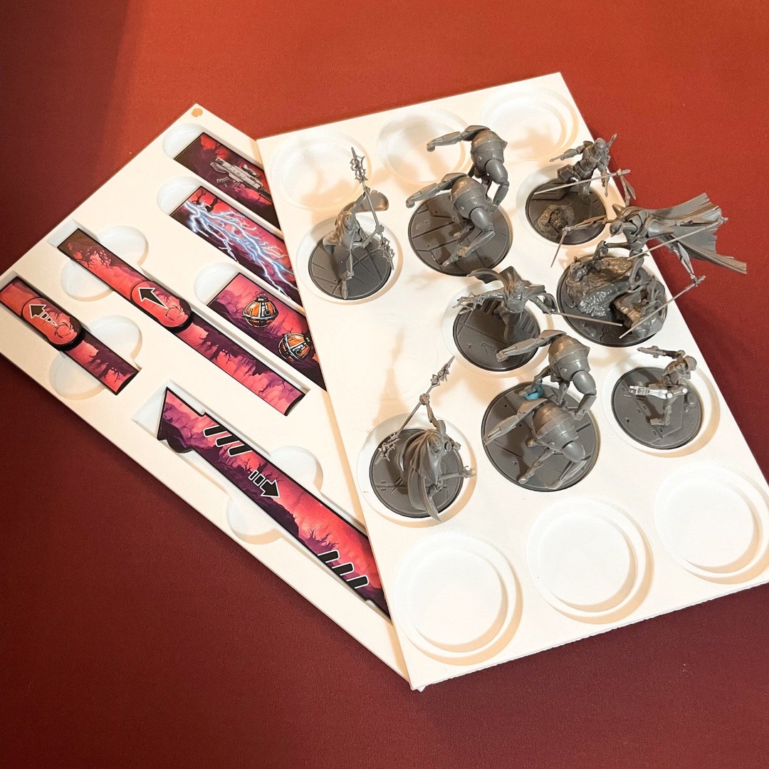 Star Wars Shatterpoint Compatible Tournament Tray & Stick Tray Bundle ...