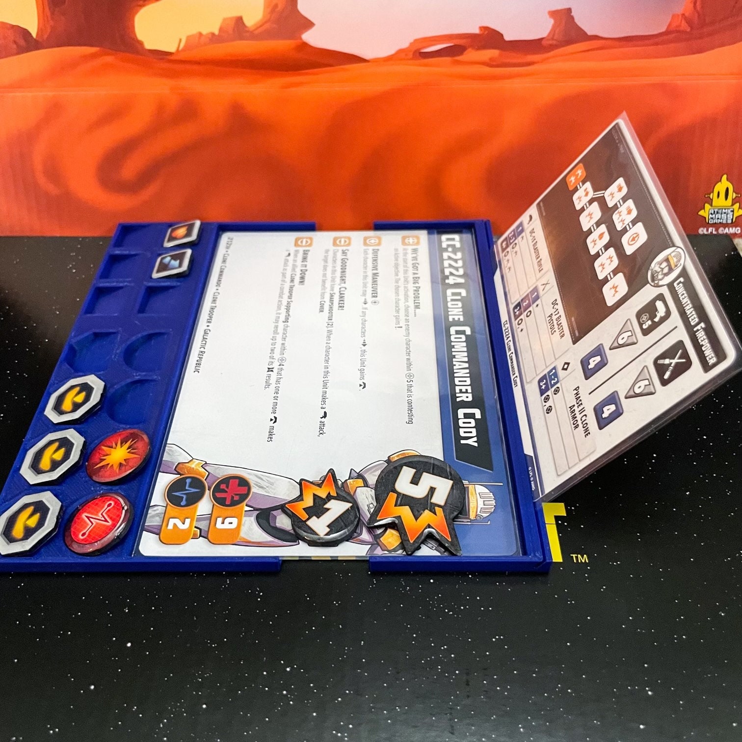 Star Wars Shatterpoint Card Tray, Unit Card Holder - 6 Pack (magnetized ...