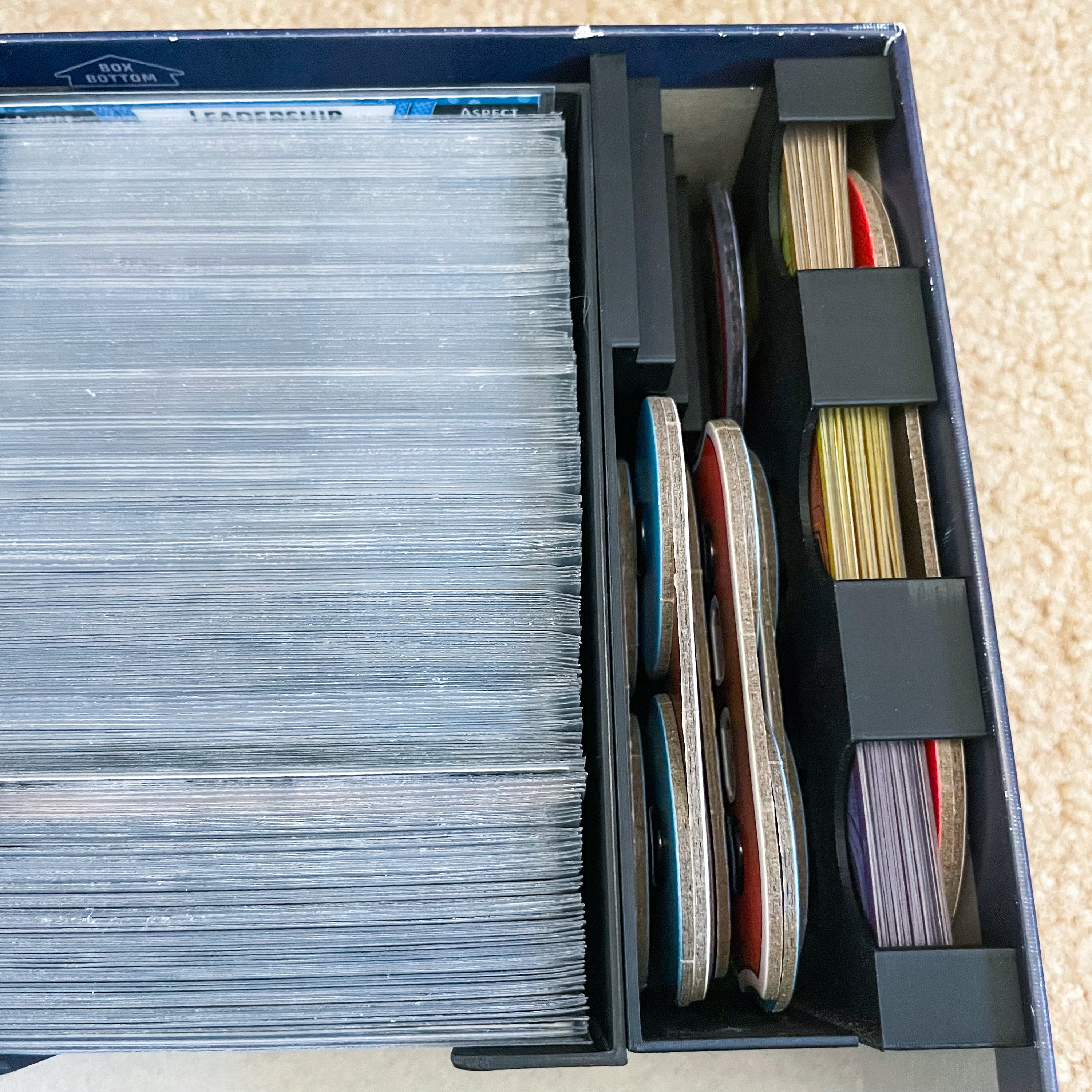 Marvel Champions Core Box Storage Insert Holds Sleeved Cards - Etsy