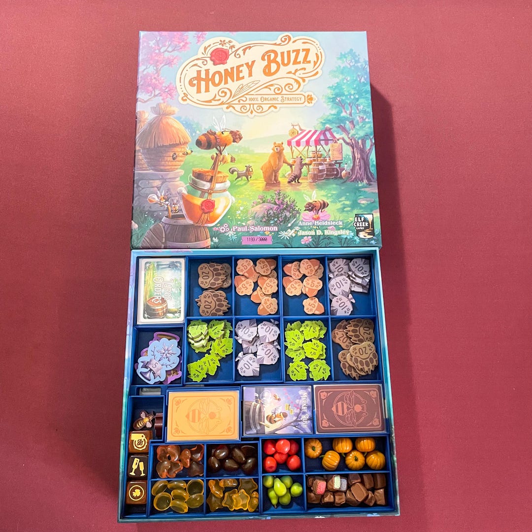 Honey Buzz & Fall Flavors Deluxe Edition Board Game Insert - 3D Printed ...