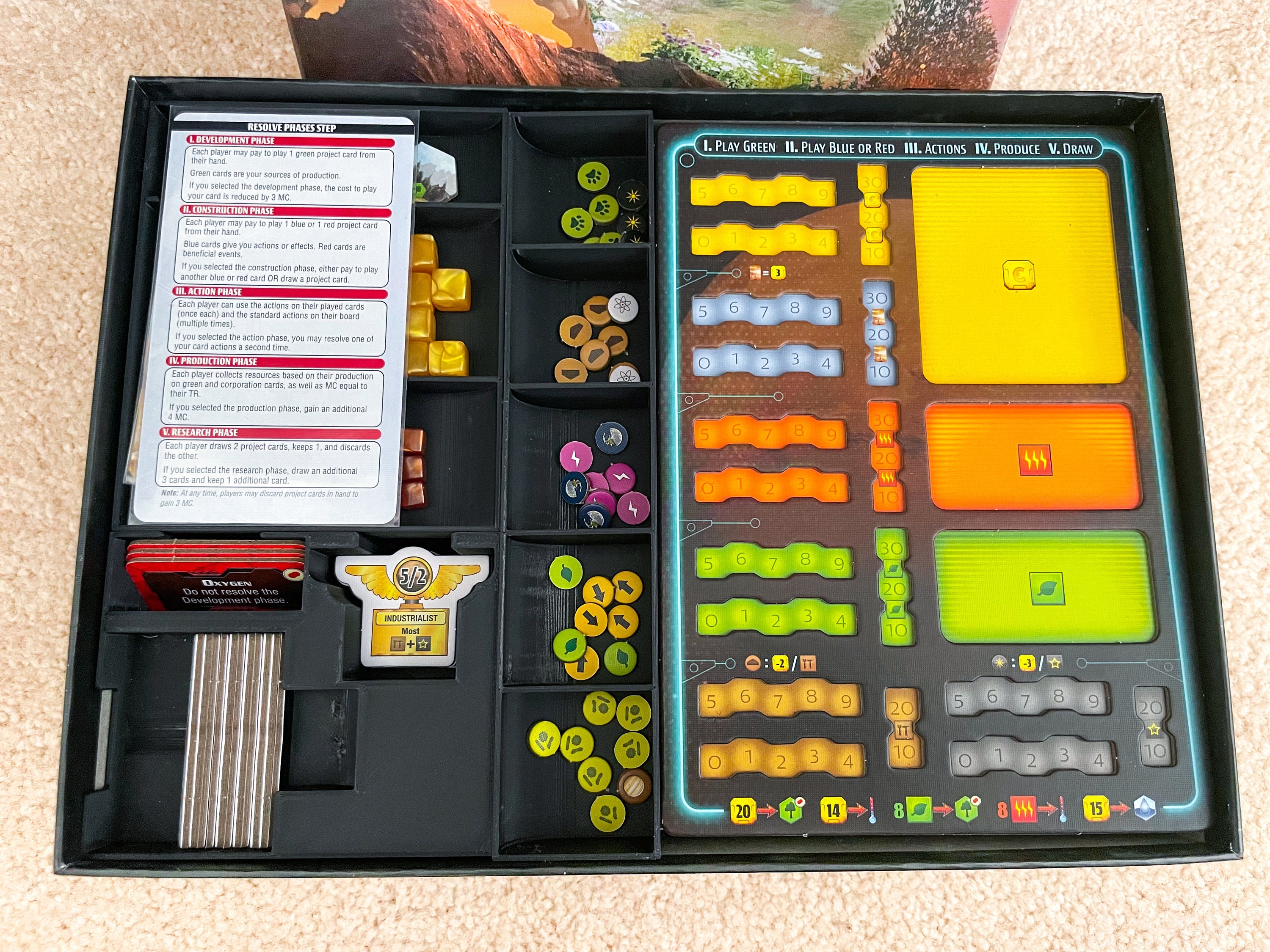 Terraforming Mars: Ares Expedition 3D Printed Storage Insert for BIG ...