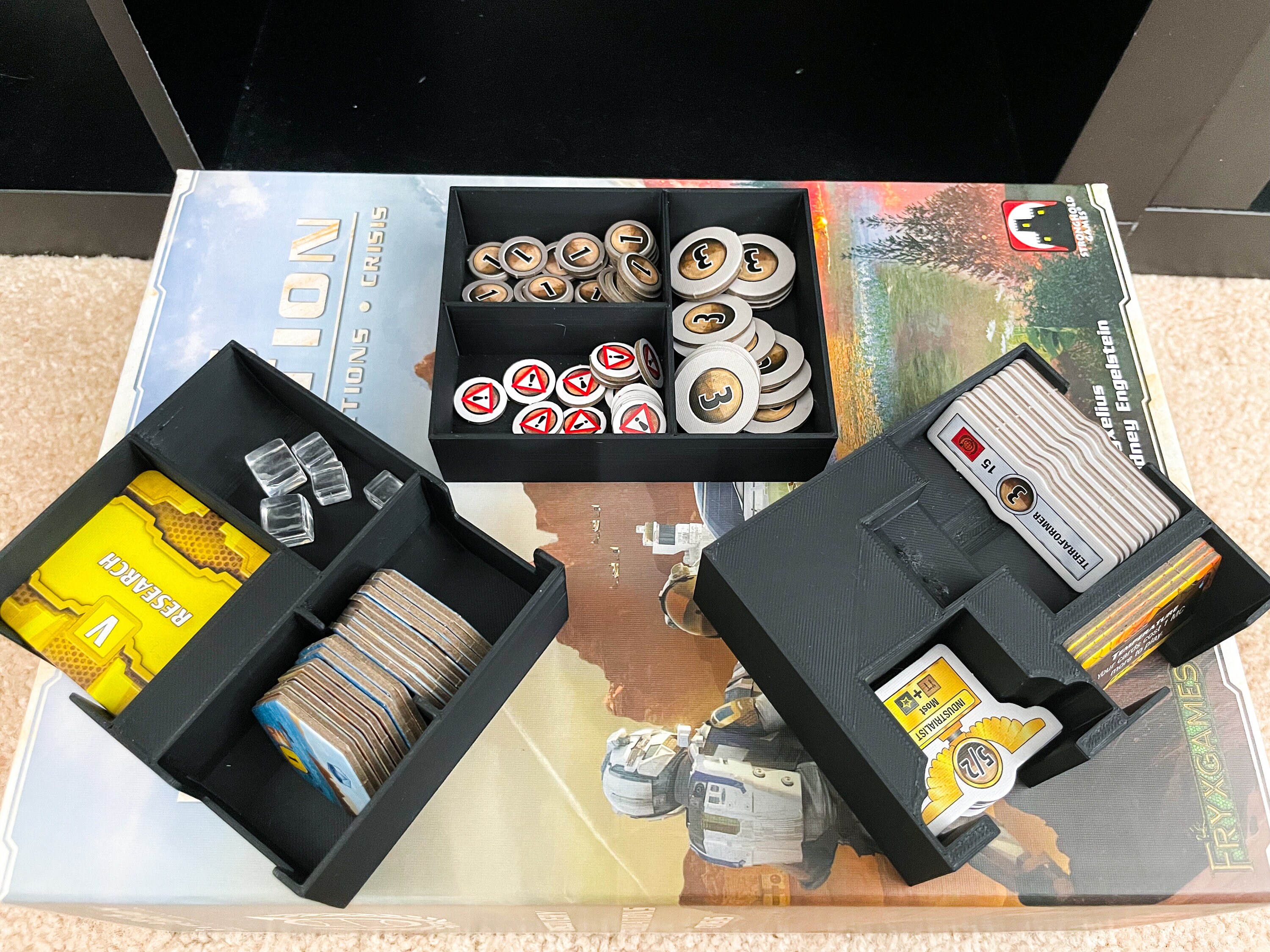 Terraforming Mars: Ares Expedition 3D Printed Storage Insert for BIG ...