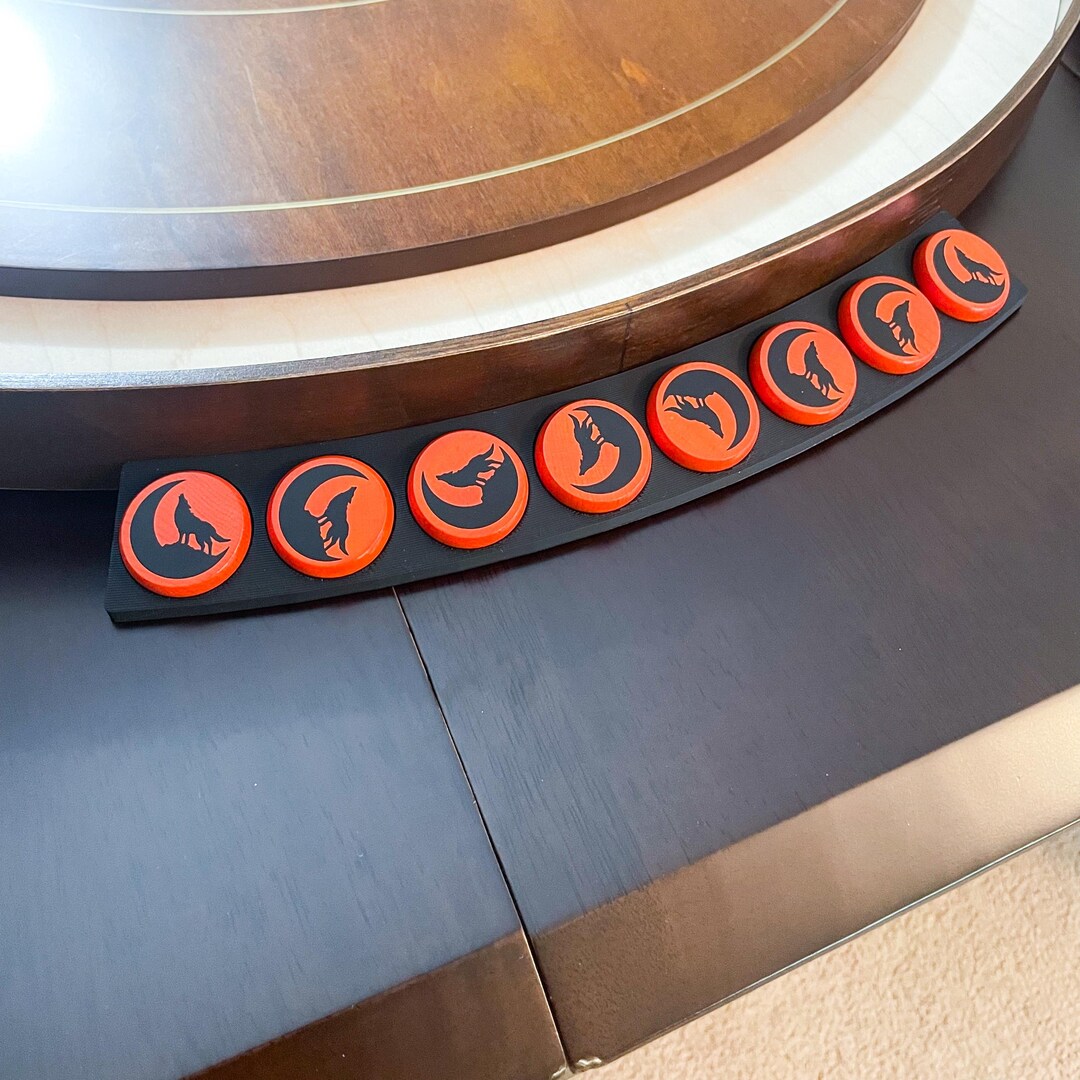 Crokinole Button Tray, 2-player Setup, Standard Size, 2 Pack - Etsy