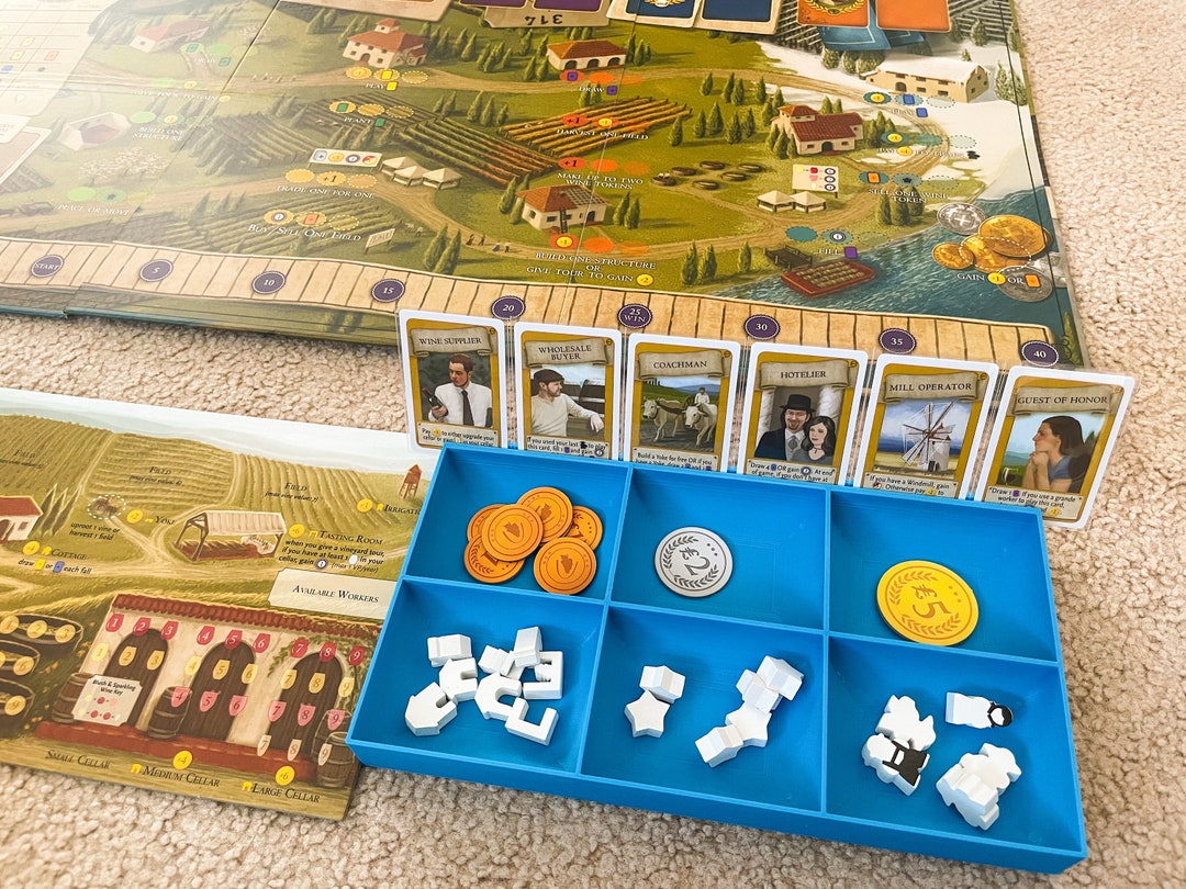 4-PACK Board Game Token Tray and Card Holder, Token Holder, Token Organizer, Bits Trays ...