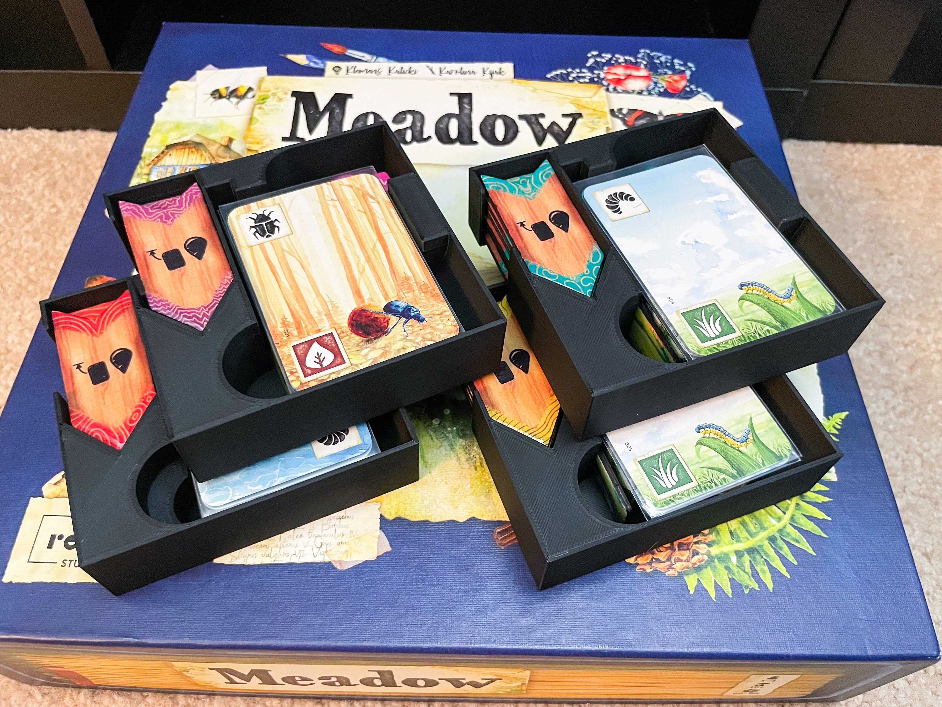 Meadow & Downstream 3D Printed Board Game Storage Insert - Etsy