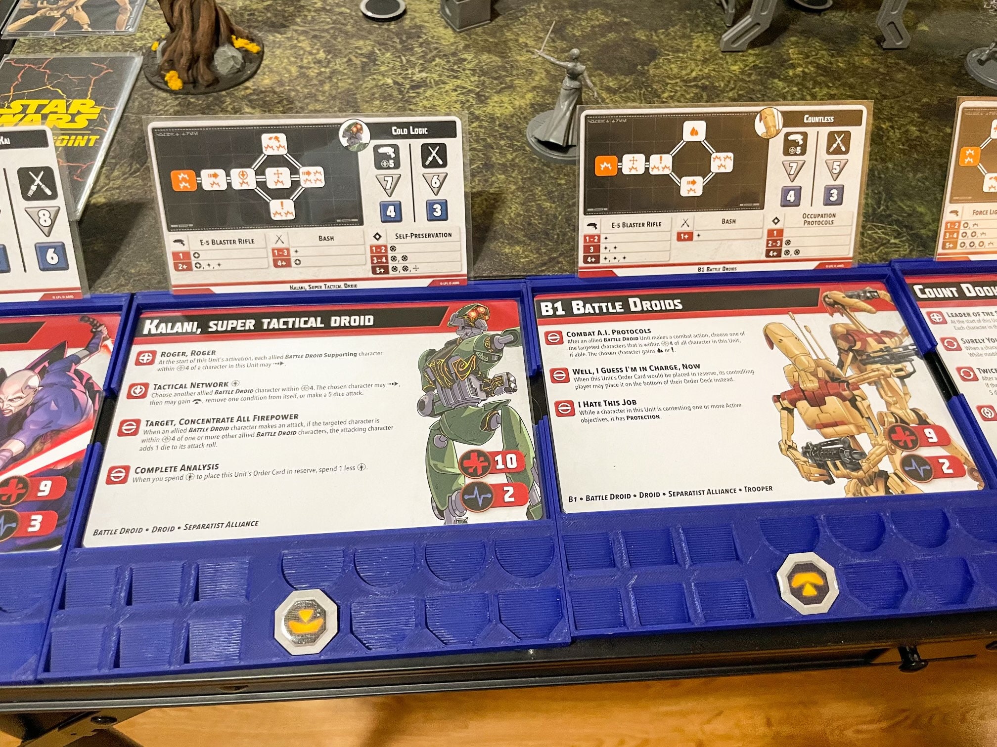 Star Wars Shatterpoint Card Tray, Unit Card Holder - 6 Pack (magnetized ...