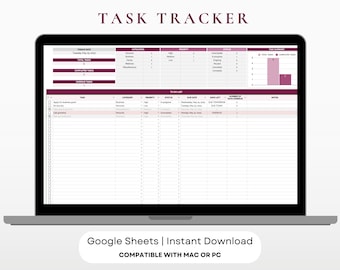 Digital to Do List Daily Task Tracker Productivity Planner Team Task ...
