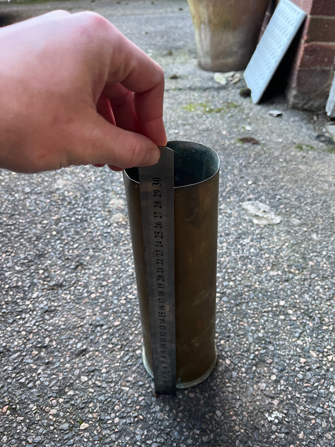 1915 18pdr British Brass Shell Casing - Etsy