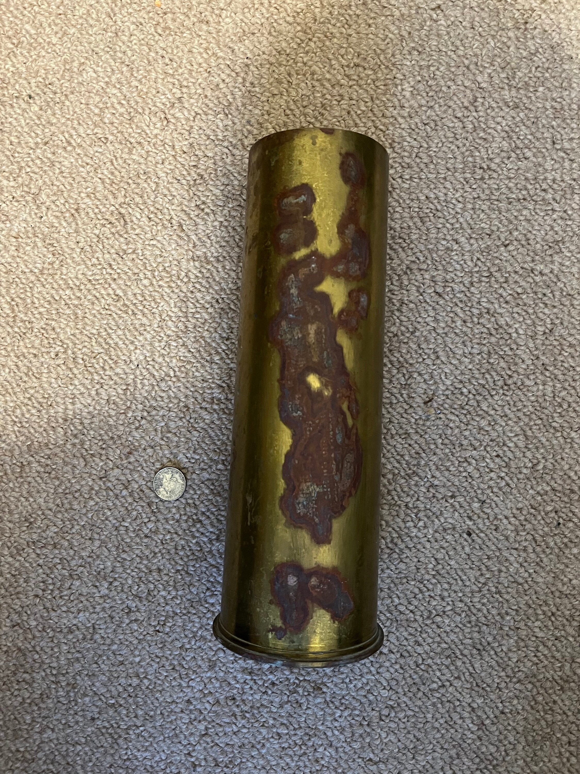 1943 Cut Down American Brass 3 Inch Shell Casing - Etsy