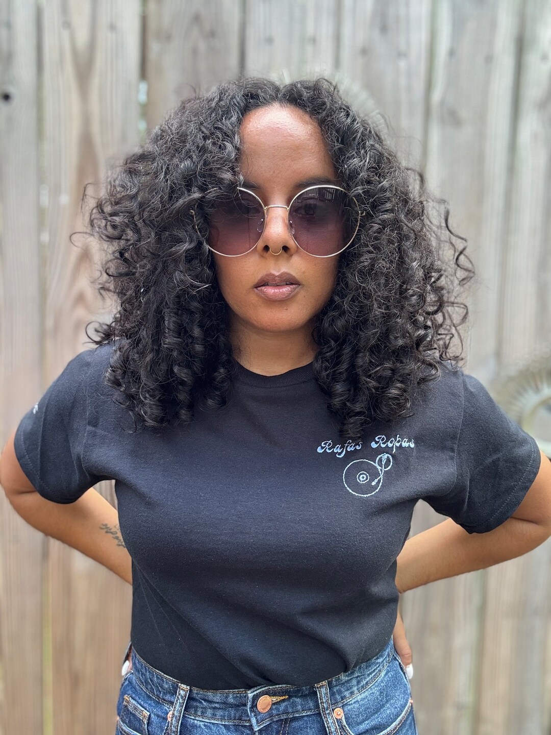 Rafa Logo T-shirt - Black - Etsy