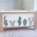 Blooming Cacti Toy Chest Toy Storage Nursery Decor 1st - Etsy