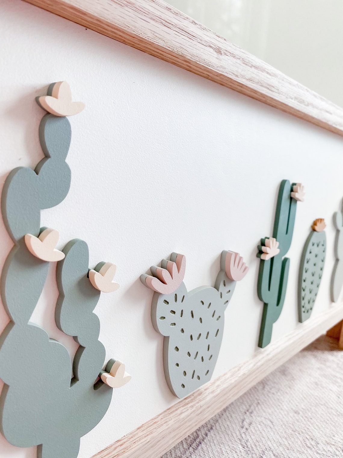 Blooming Cacti Toy Chest Toy Storage Nursery Decor 1st - Etsy