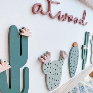 Blooming Cacti Toy Chest With Name - Toy Storage - Nursery Decor - 1st ...