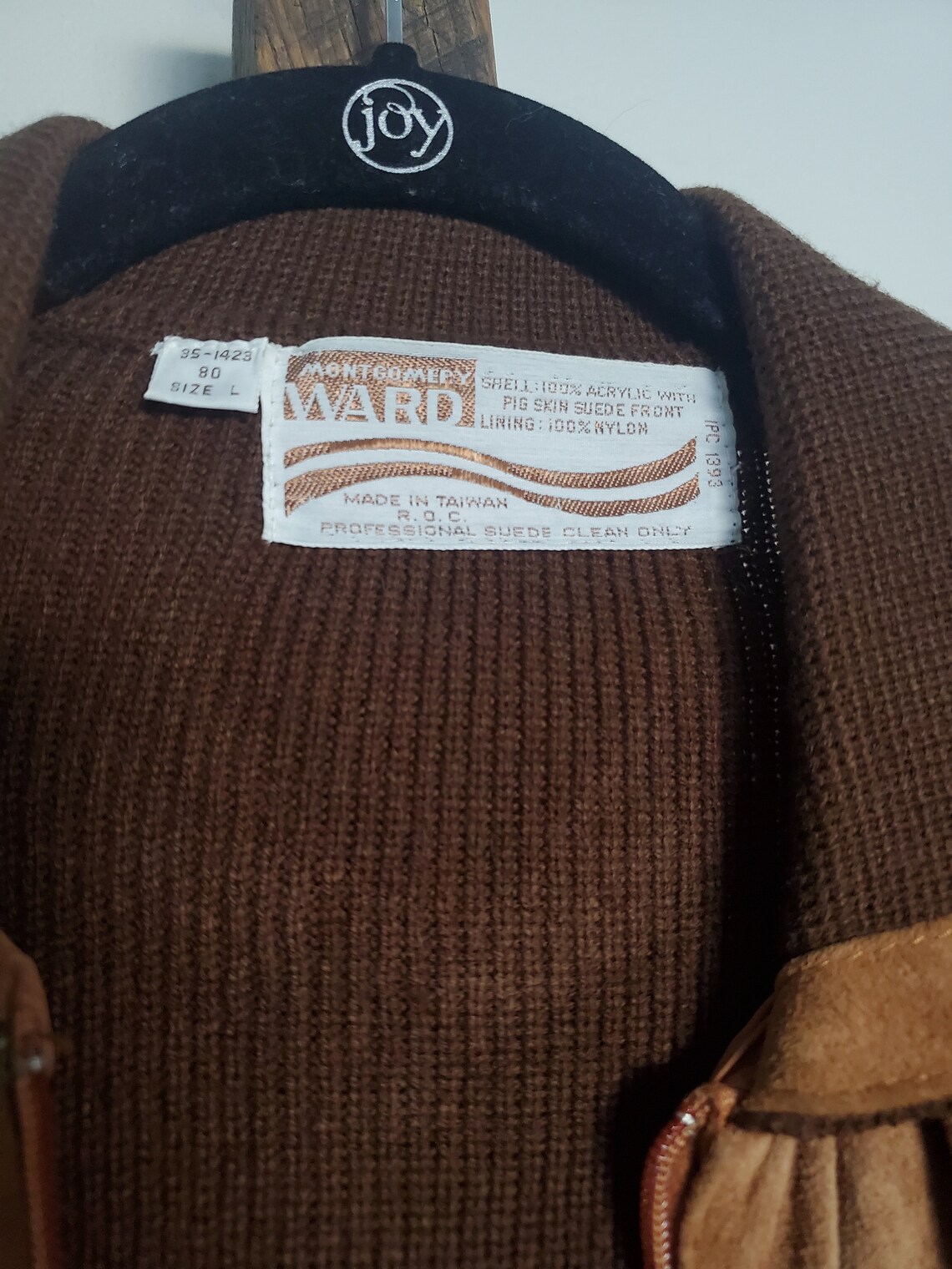 Montgomery Ward Suede Jacket - Etsy