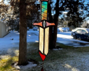 Stained Glass Dagger - Etsy
