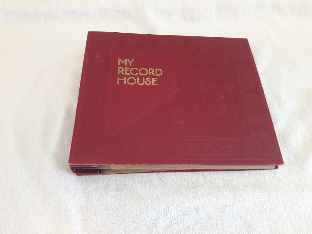 Vintage 1950's My Record House 45 Rpm Record Storage Album - Etsy