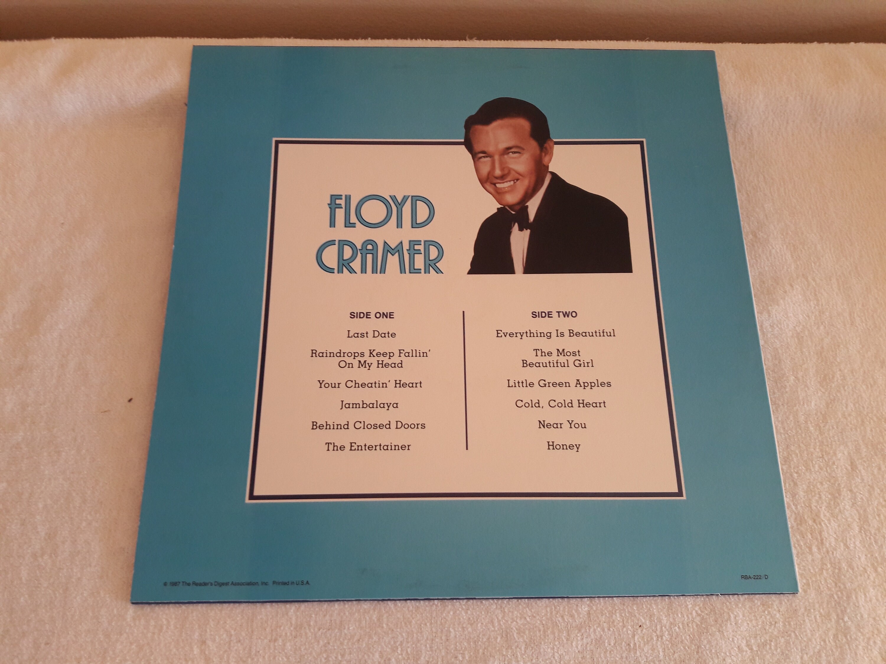 1987 Floyd Cramer plays Golden Favorites Vinyl Record RBA-222/D - Etsy