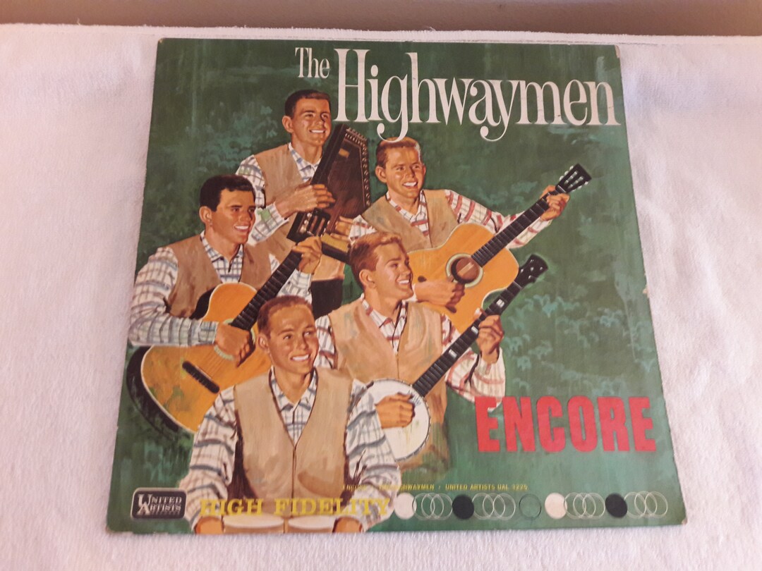 1962 the Highwaymen "encore" Vinyl Album UAL 2235 - Etsy