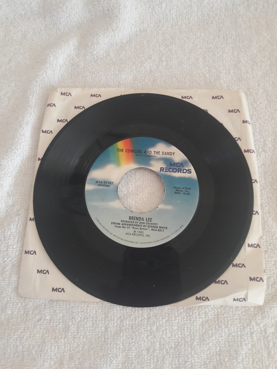 1980 Brenda Lee 45 Rpm Record / the Cowgirl and the Dandy / Do You Want ...