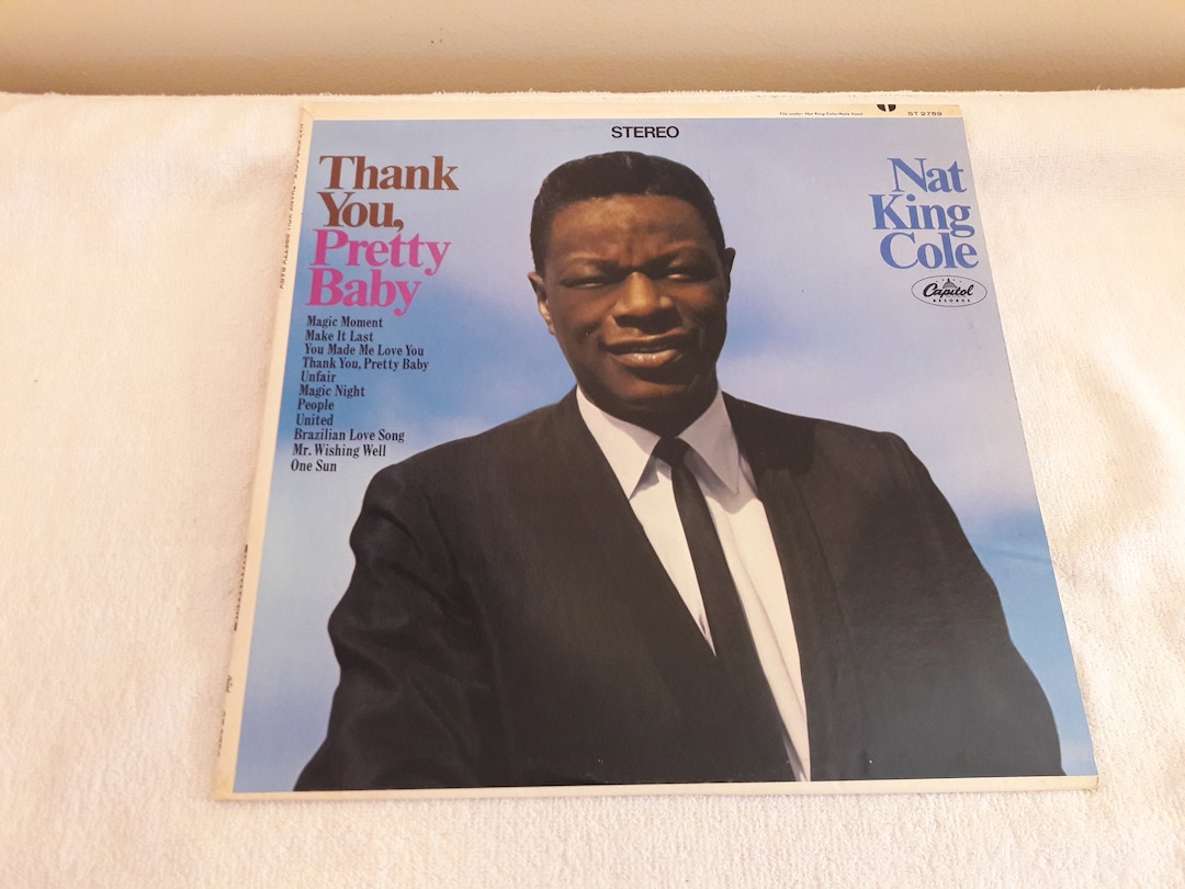 1967 Nat King Cole "thank You Pretty Baby" Vinyl Record ST 2759 - Etsy