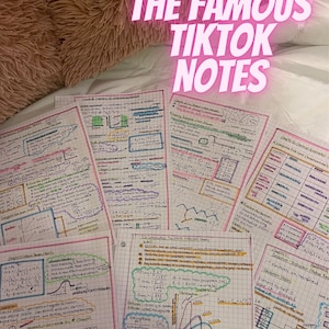 TIKTOK FAMOUS Chemistry Notes by Tanya Sangani - Etsy