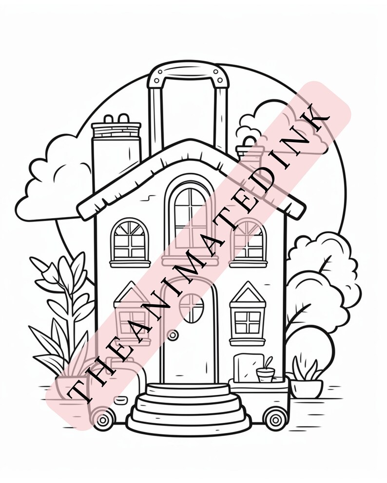 Minimalist Coloring Pages - Etsy