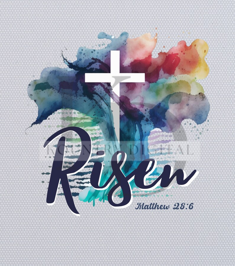 Risen Easter Png He is Risen Svg Faith Png Easter Christian Svg Risen ...