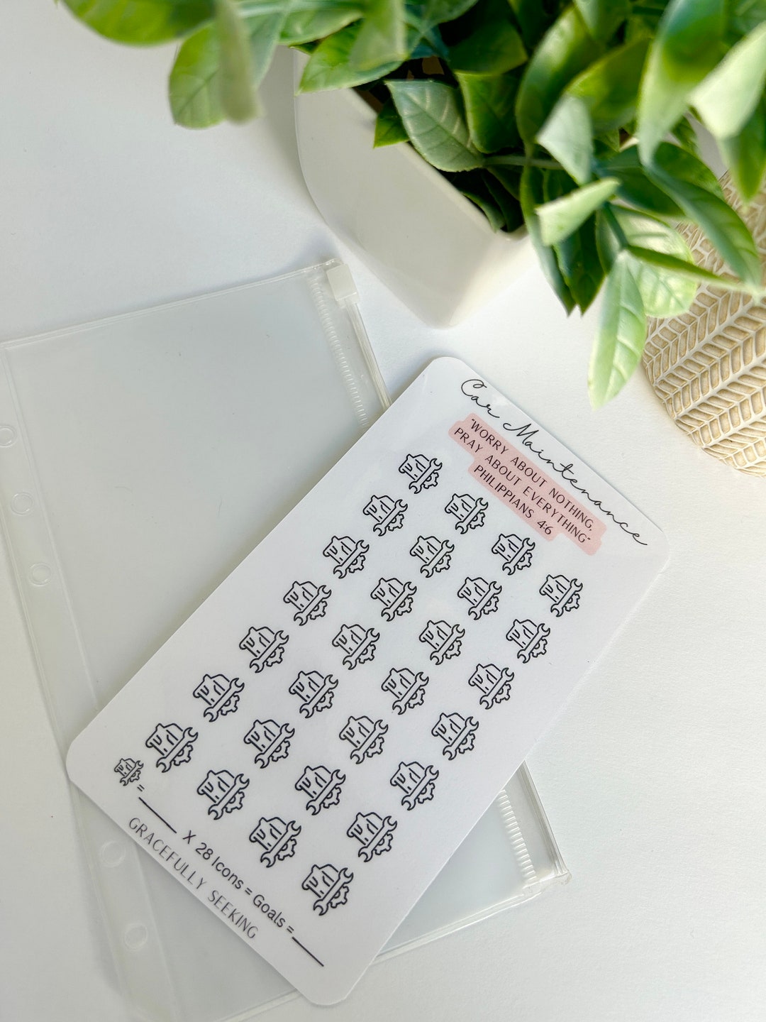 Car Maintenance Savings Envelope Challenge | Physical Printable ...