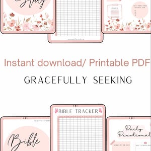Digital Bible Study Binder Devotional | Study Guide | Christian Bible ...