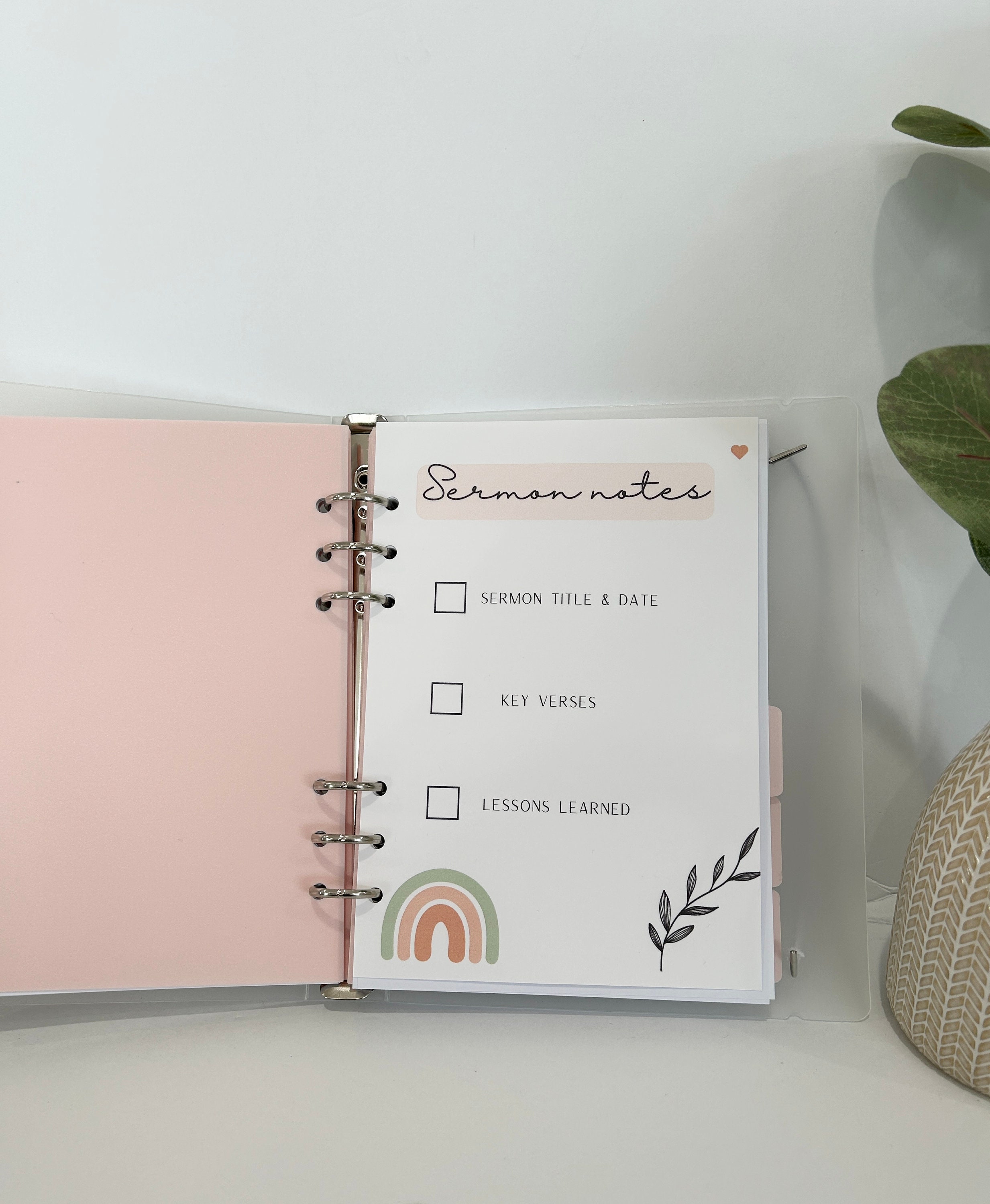 Bible Study Binder Devotional | Study Guide | Christian Bible Journal ...