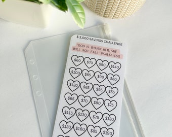 Autumn Fall Savings Envelope Challenge | Physical Printable Laminated ...