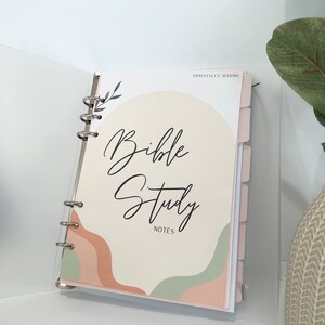 Bible Study Binder Devotional | Study Guide | Christian Bible Journal ...