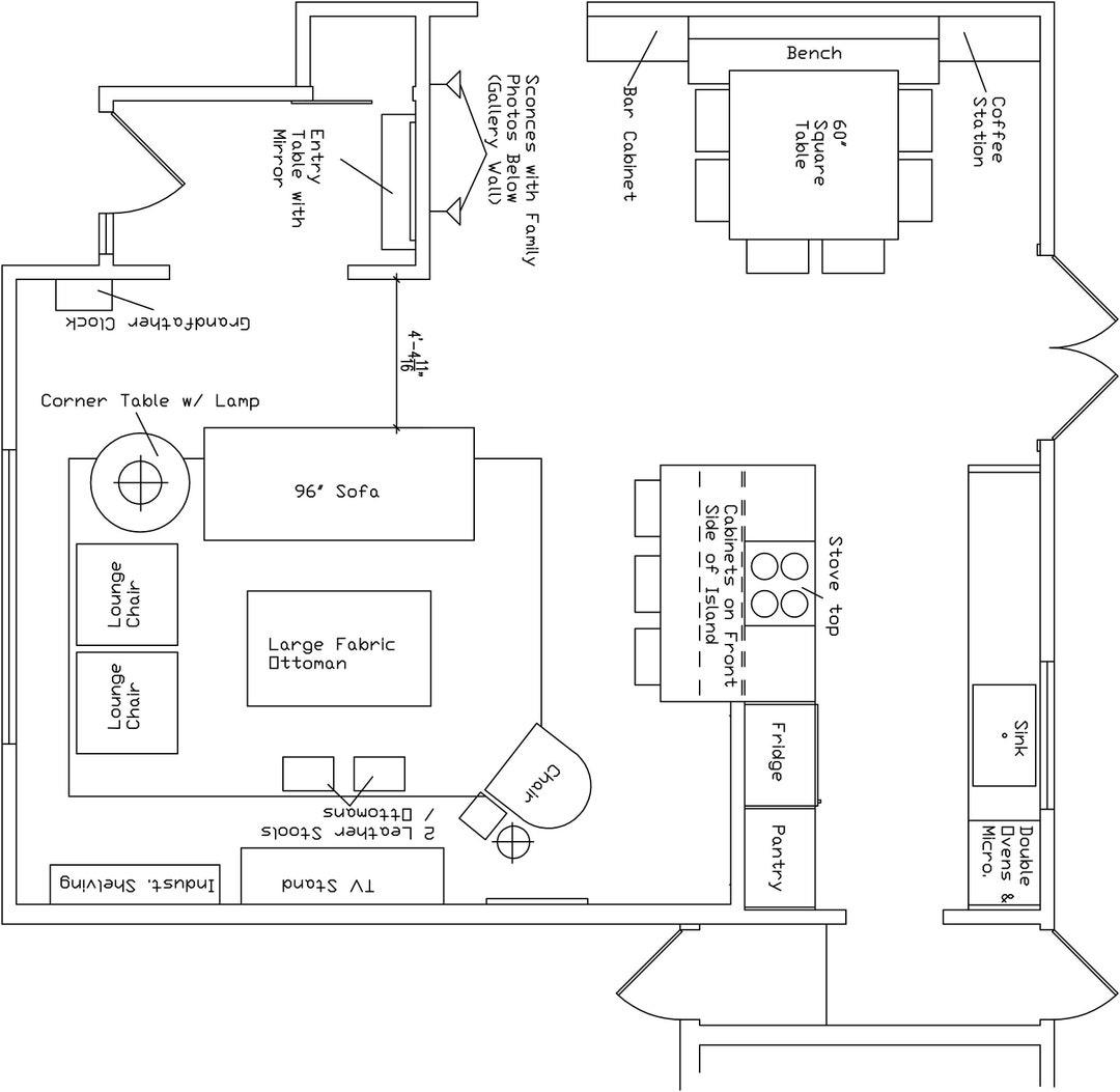 CUSTOM Detailed 2D INTERIOR PLAN (residential or Commercial) - Etsy