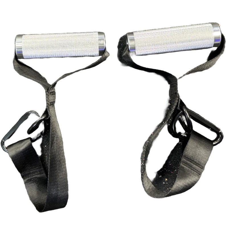 New! Complete Resistance Band/ Footplate Set With Knurled Barbell ...