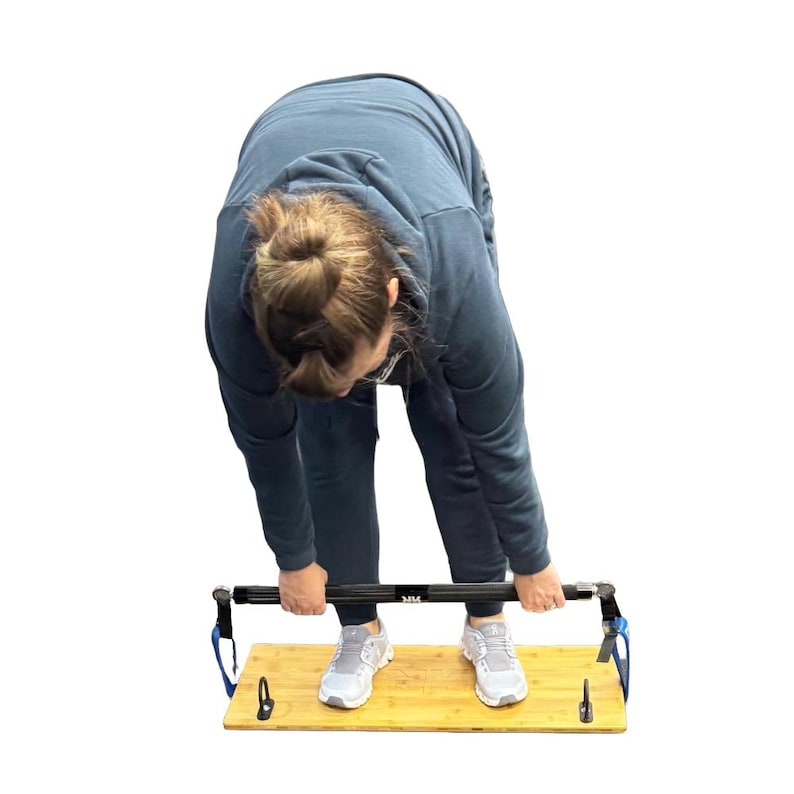 New! Complete Resistance Band/ Footplate Set With Knurled Barbell ...