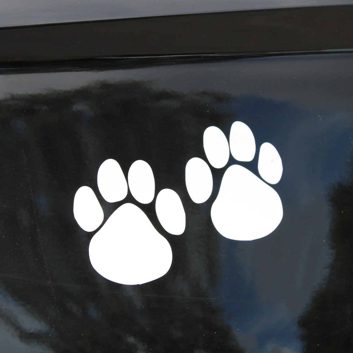 Custom Dog Paw Print Decal - Coloured Car / Window Decals / Sticker ...