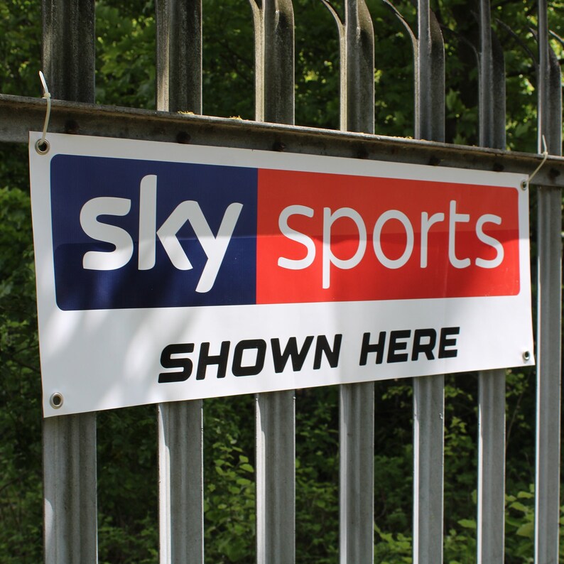 Custom Sky Sports Outdoor Banner: Home Bar Decor - Etsy