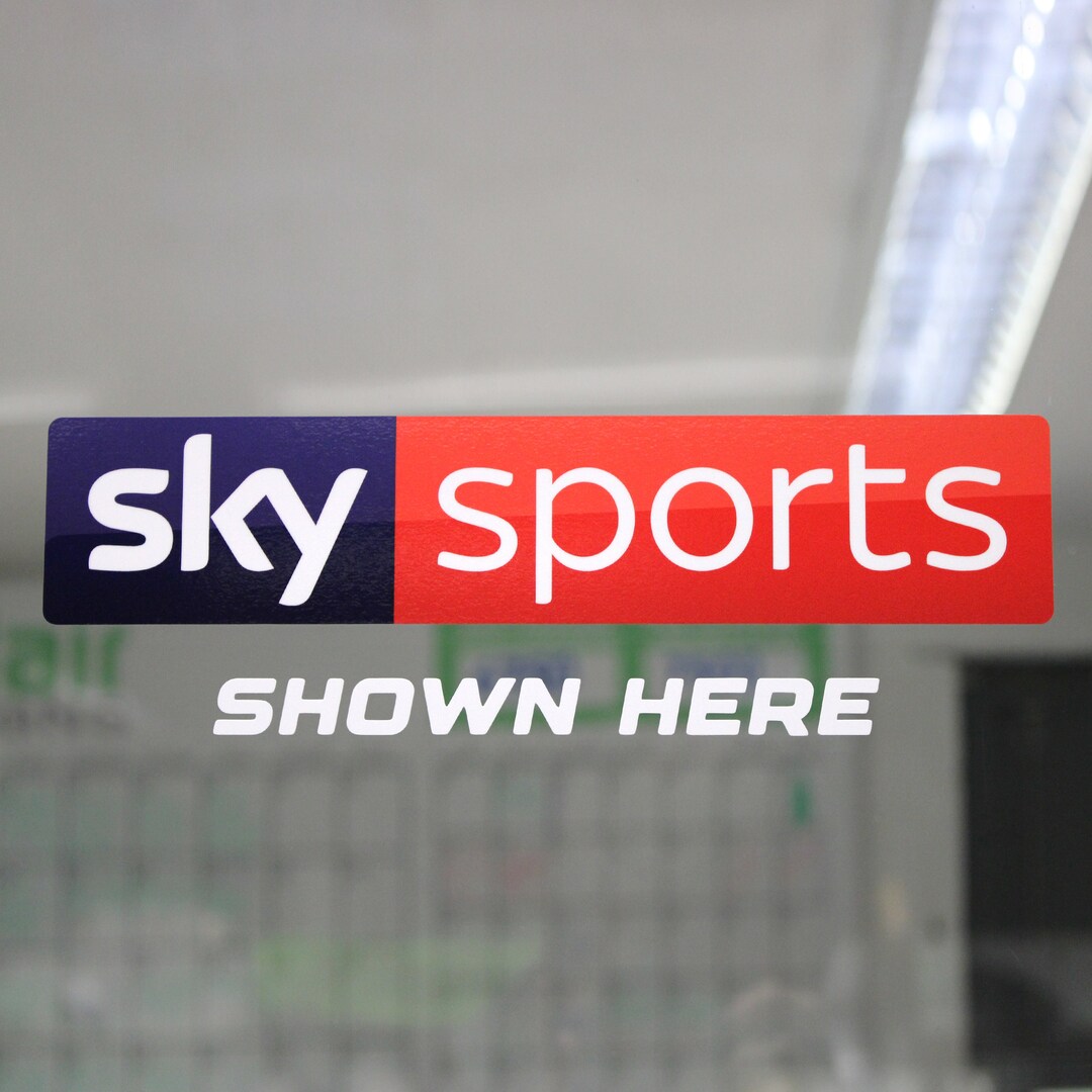 Custom Sky Sports Bar Window Decal: Personalized Home Bar Sticker - Etsy UK