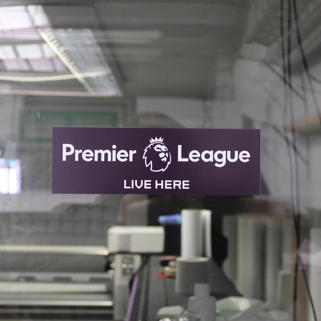 Custom Premier League Shown Here - Coloured Bar / Window Decals ...