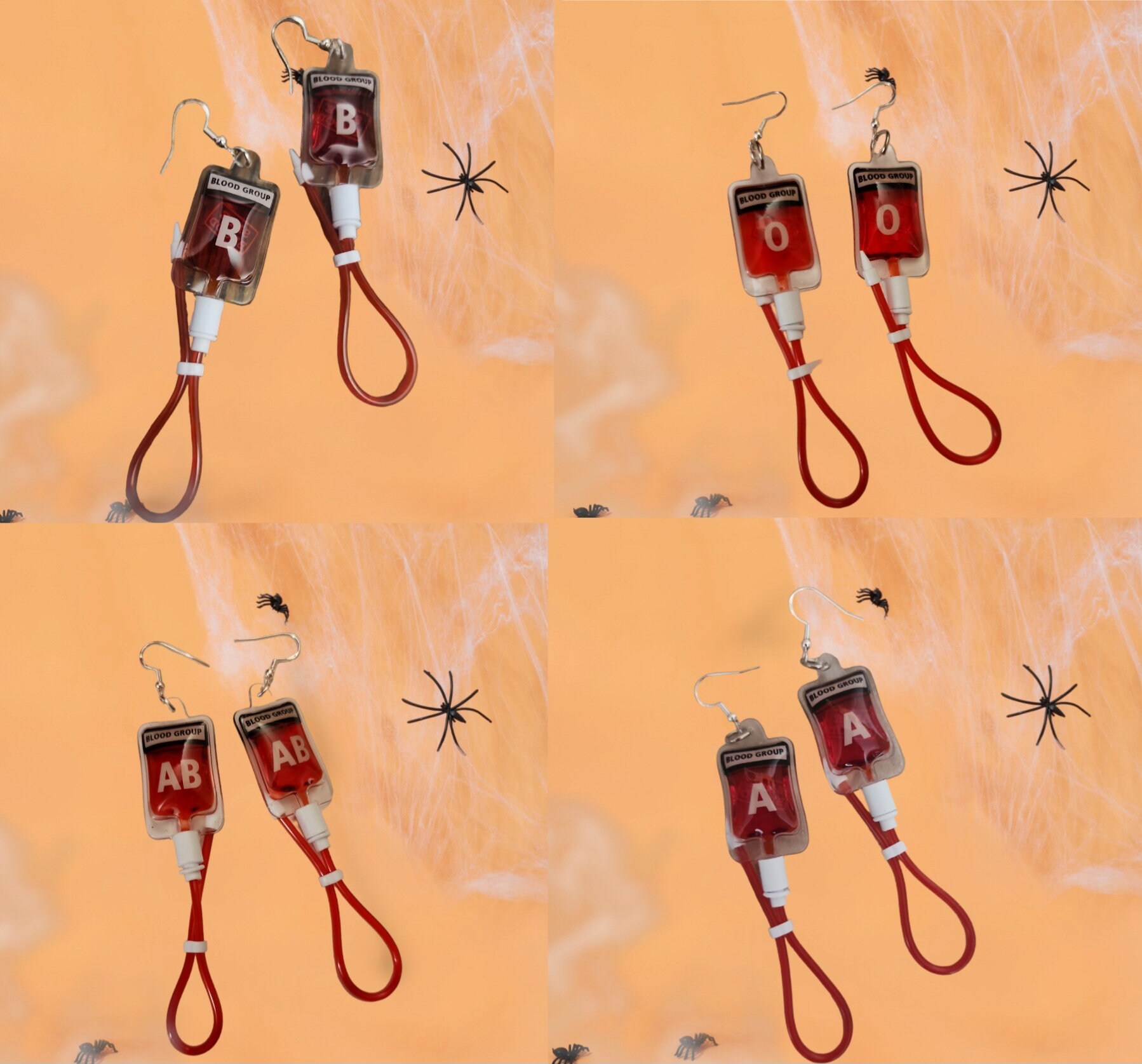 Blood Bag Earrings - Etsy