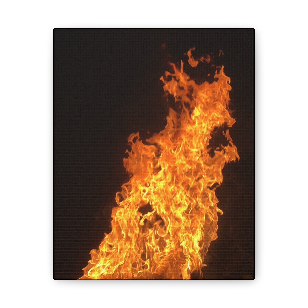 Fantasy Fire Canvas - Etsy