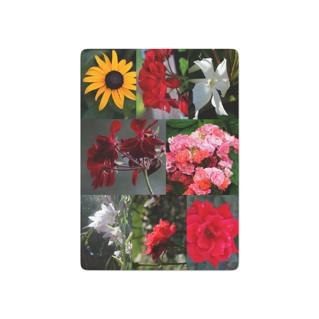 Flower Flourish Playing Cards - Etsy