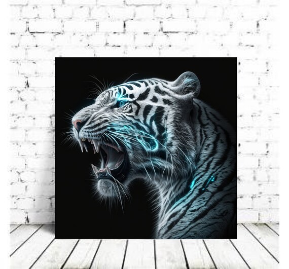 Neon White Bengal Tiger