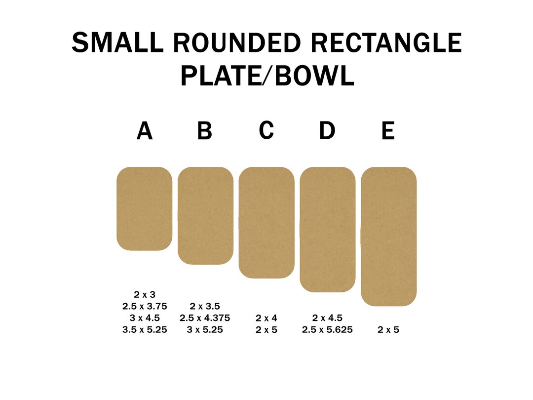 SMALL Rounded RECTANGLE 1 Inch Thick Pottery Drape Form Saucer, Dish or ...