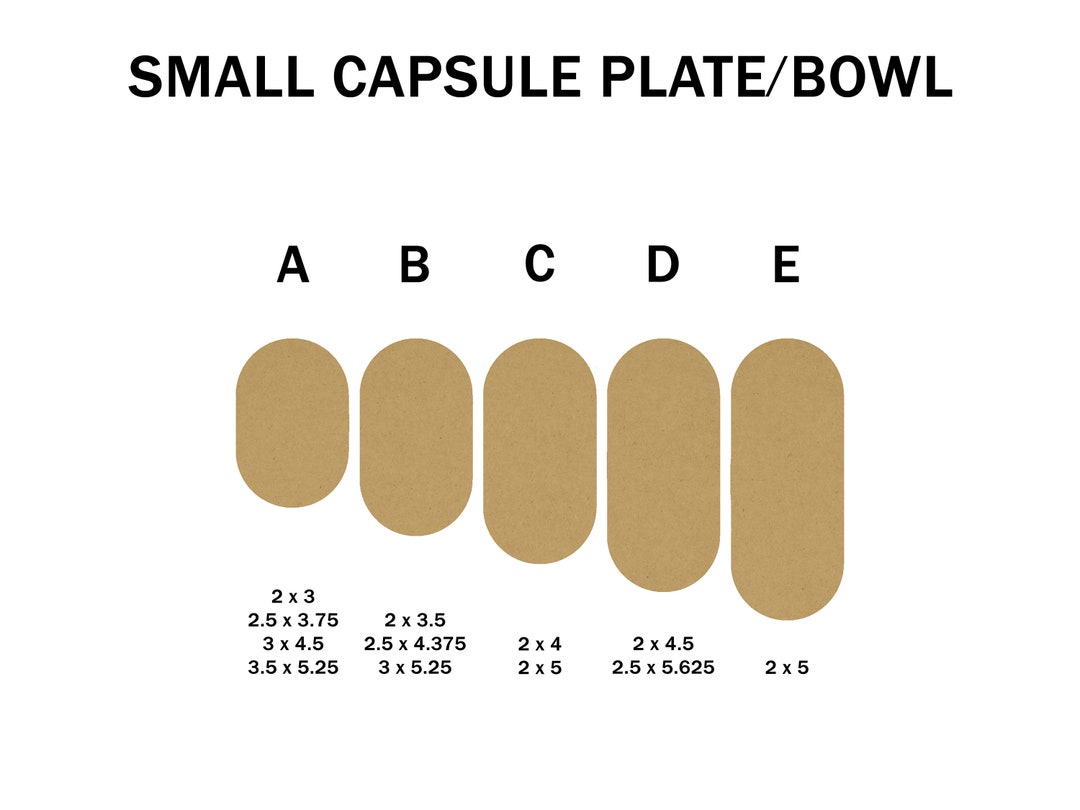 SMALL CAPSULE / Squoval / Square Oval 1 Inch Thick Pottery - Etsy