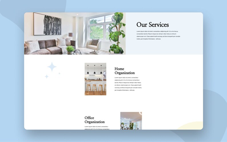 Wix Website Template | Professional Organizer Website Template ...