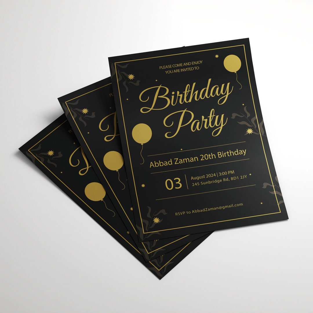 Custom Happy Birthday Cards Set - A5 Personalized Cards for All Ages ...
